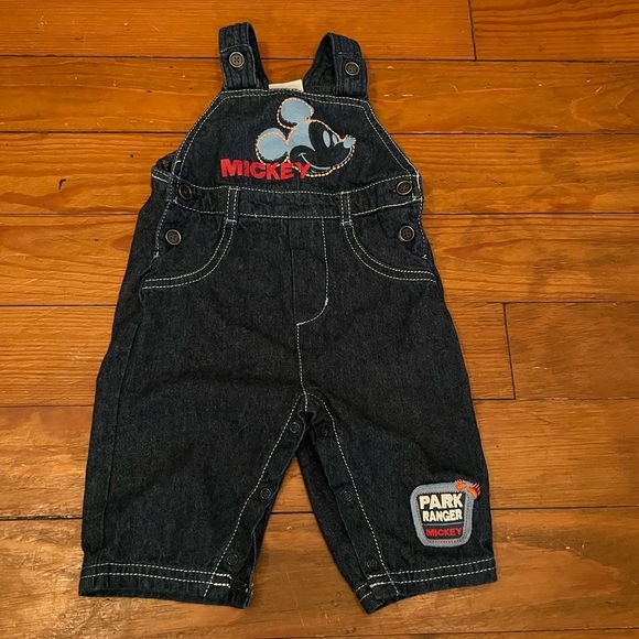 Disney | Bottoms | Mickey Mouse Park Ranger Disney Overalls 36 Months ...
